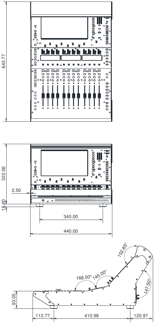 ALLEN & HEATH DLive CTi-1500 - Superficie de control para el manual de ...