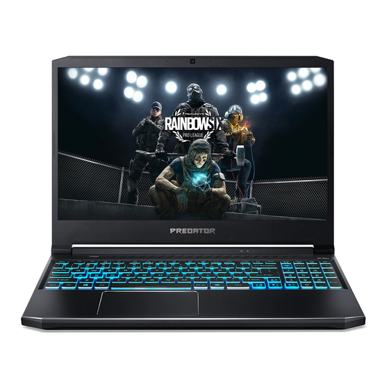ACER PREDATOR HELIOS 300 MANUAL DE USUARIO Descargar en PDF | ManualsLib