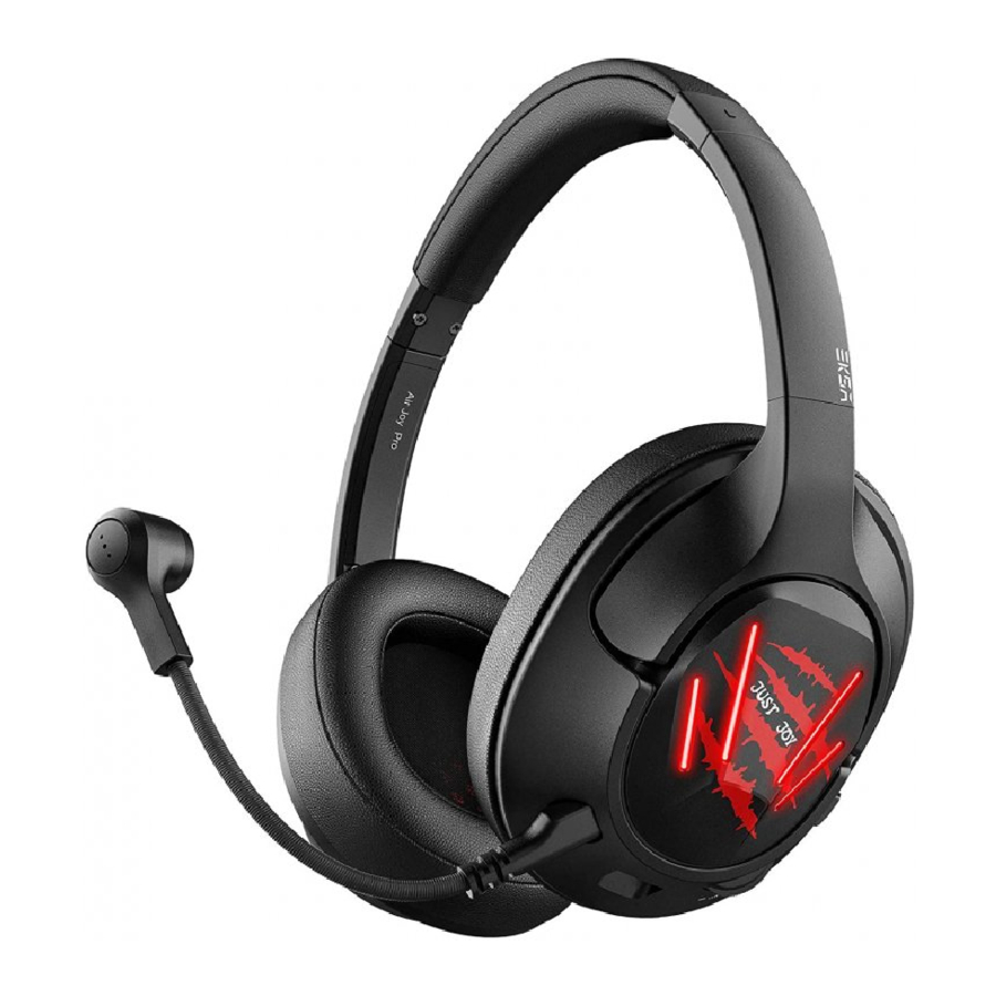 EKSA Air Joy Pro - Manual de Auriculares para Juegos | ManualsLib
