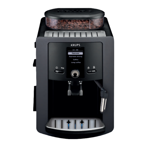 KRUPS EA80 SERIE MANUAL DE INSTRUCCIONES Descargar en PDF | ManualsLib