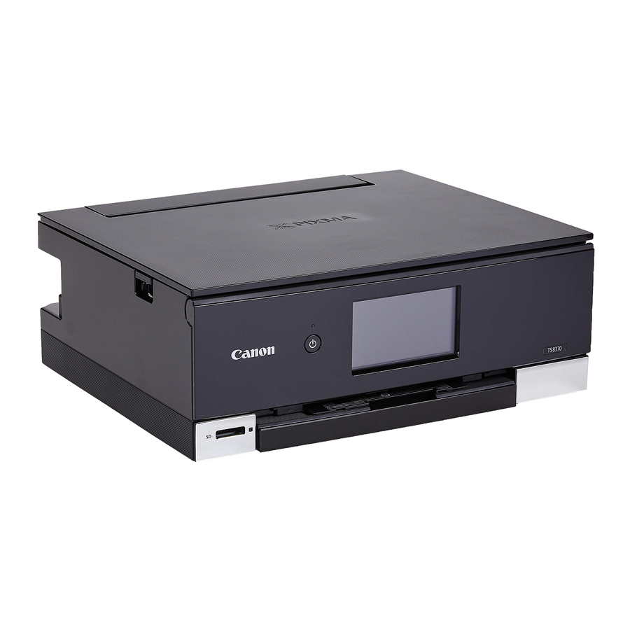 Manual de la serie Canon PIXMA TS8300, PIXMA TS8370 | ManualsLib