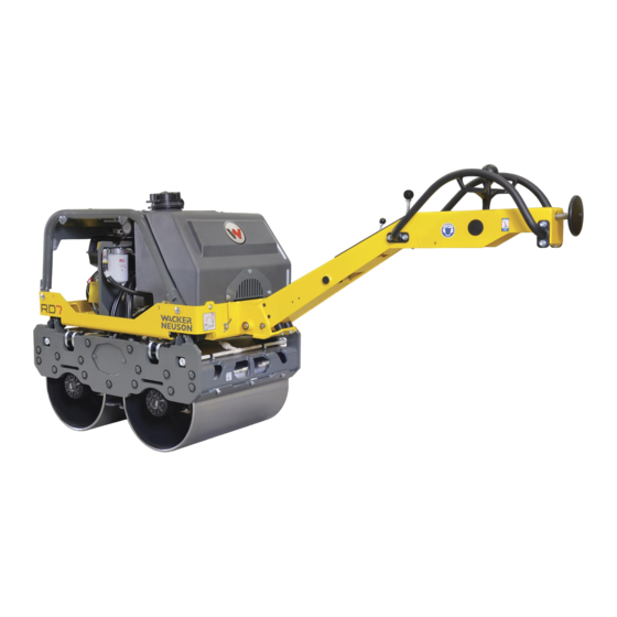 Wacker neuson RD7 Serie Manuales | ManualsLib