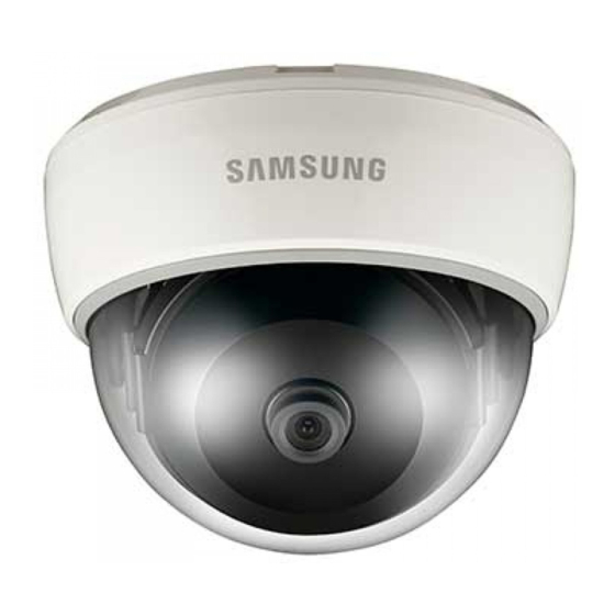 Cámara De Red - Samsung SND-5011 Manual Del Usuario [Página 2] | ManualsLib