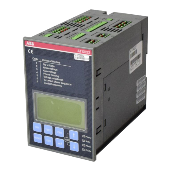 Notas Sobre La Seguridad - ABB ATS022 Instrucciones De Instalación Y De Utilización [Página 4 ...