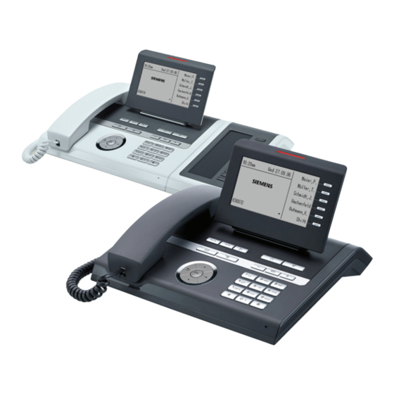 Indicaciones Importantes; Conformidad - Siemens OpenScape Voice ...