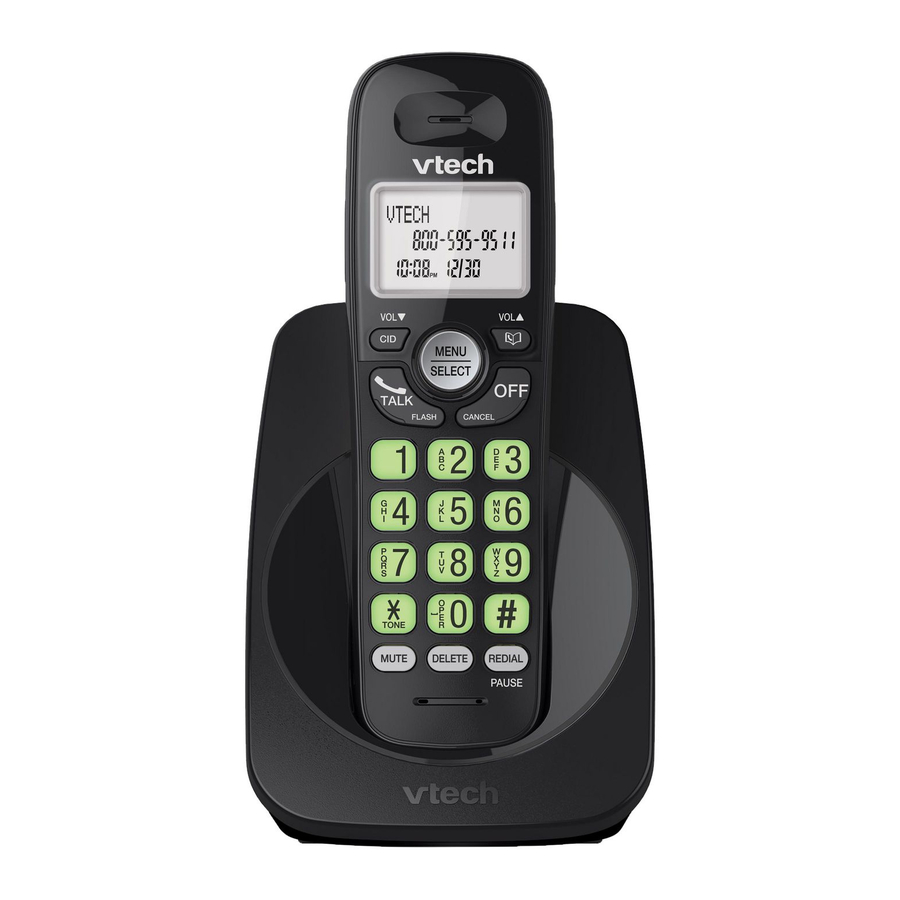 VTech CS6214, CS6214-2, CS6214-11, CS6214-21, VG101, VG101-11 Guía de ...