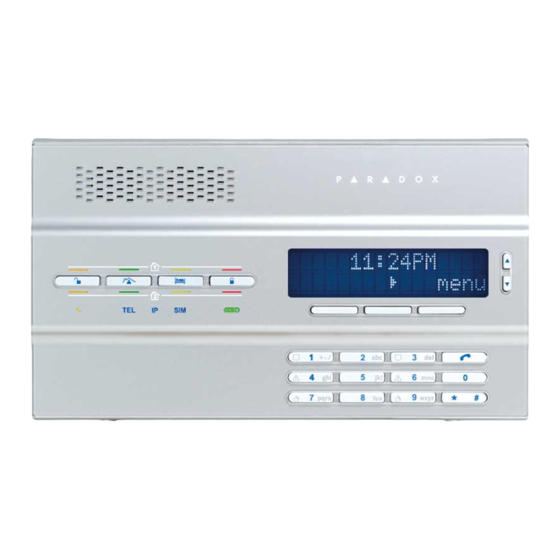 Capítulo 1 - Introducción; Consola Mg6250 - Paradox Magellan MG6250 ...