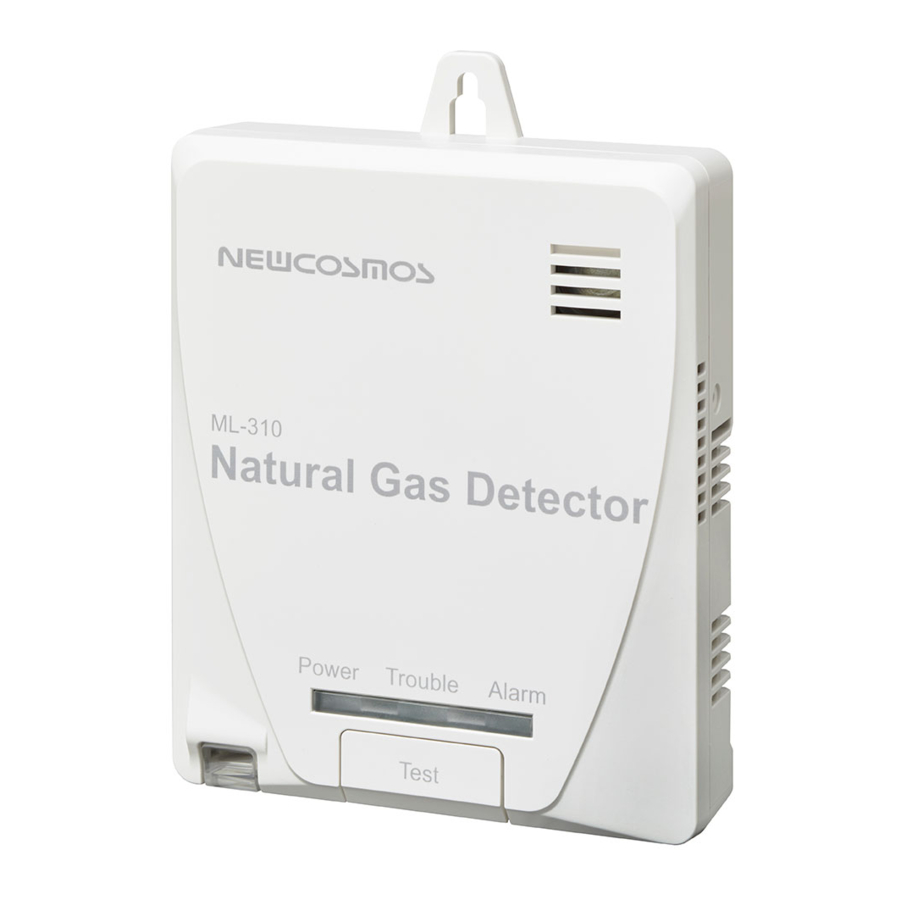 New Cosmos Electric ML-310 - Manual del Detector de Gas Natural ...