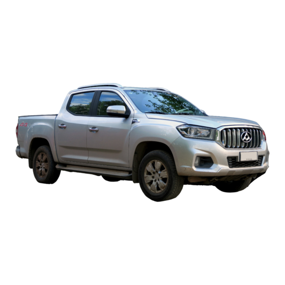 Tabla De Contenido - SAIC MAXUC T60 Manual Del Usuario [Página 3 ...