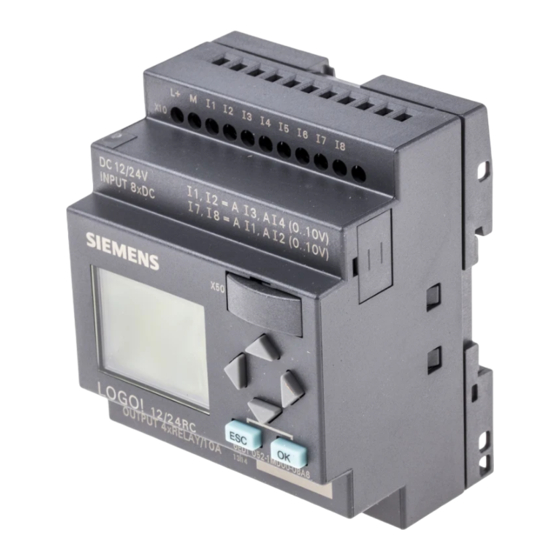 Y-Negada (Nand) - Siemens LOGO! 12/24RC Serie Manual Del Usuario ...