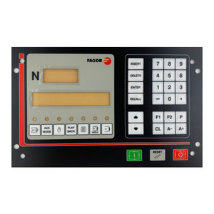FAGOR CNC 101 MANUAL DEL USUARIO Descargar en PDF | ManualsLib