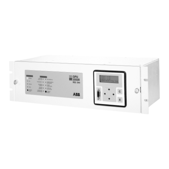 ABB GPU-2000R 589W SERIE MANUAL DE INSTRUCCIONES Descargar en PDF ...