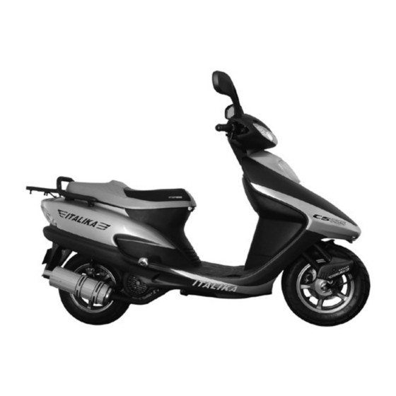 ITALIKA CS 125 MANUAL DE USUARIO Descargar en PDF | ManualsLib
