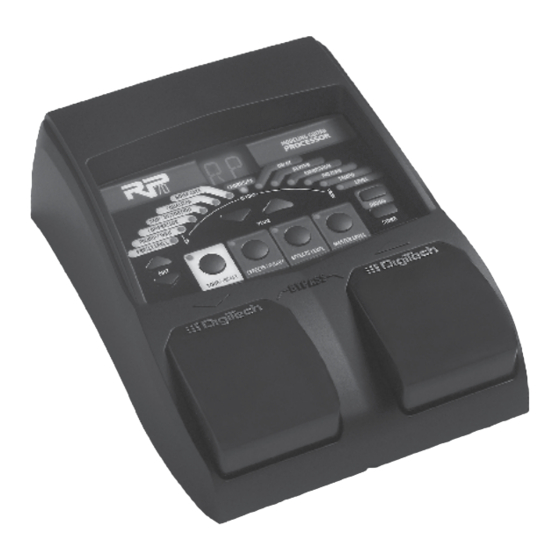 DIGITECH RP70 MANUAL DE INSTRUCCIONES Descargar en PDF | ManualsLib