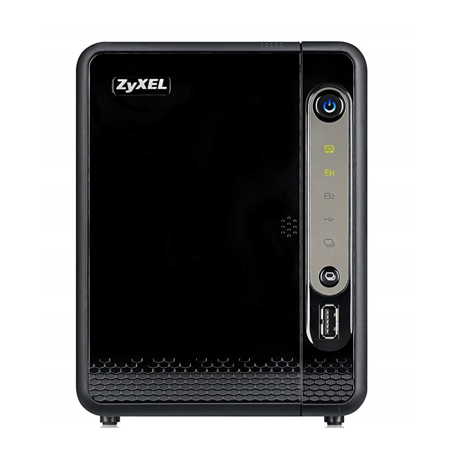 Zyxel NSA320S - Guía de inicio rápido del servidor de medios | ManualsLib