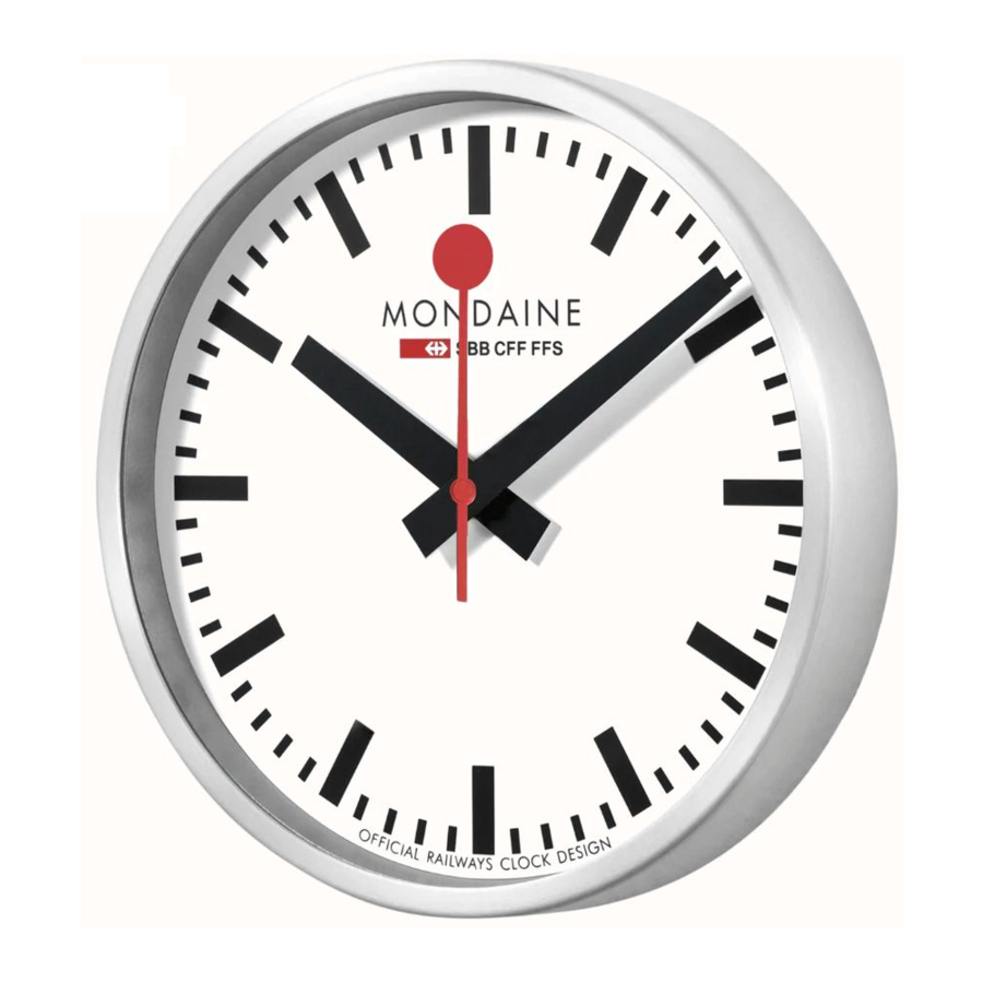 mondaine SBB stop2go Manual | ManualsLib