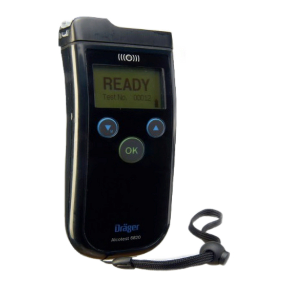 DRÄGER ALCOTEST 6820 MED INSTRUCCIONES DE USO Descargar en PDF | ManualsLib
