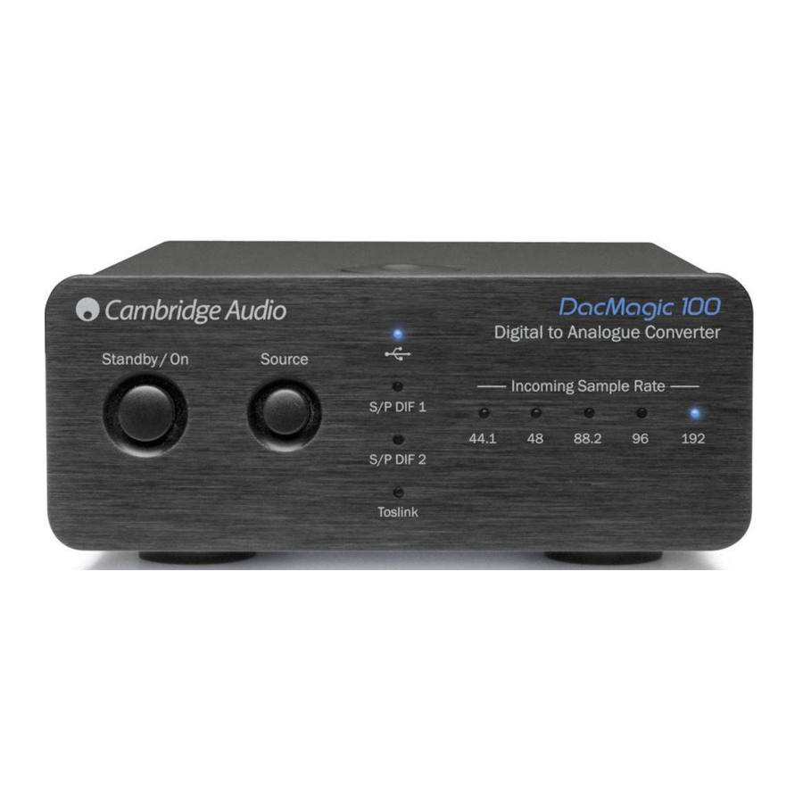 Cambridge Audio DacMagic 100 - Convertidor de Digital a Analógico con ...