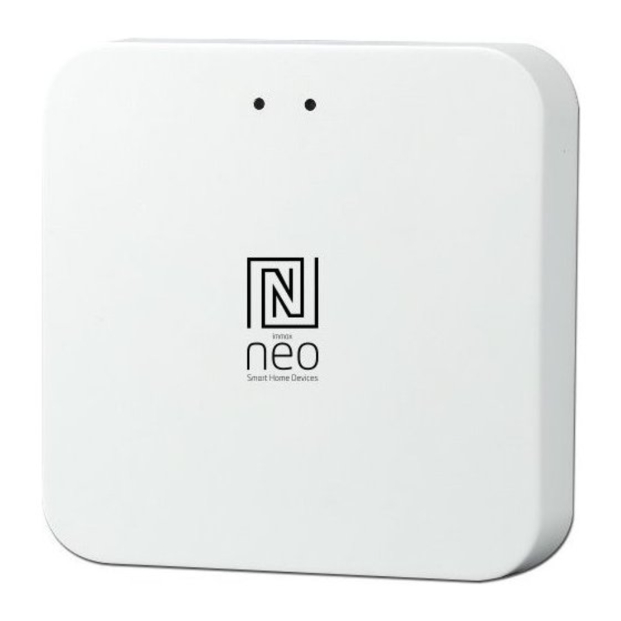 Manual de IMMAX NEO SMART BRIDGE PRO | ManualsLib