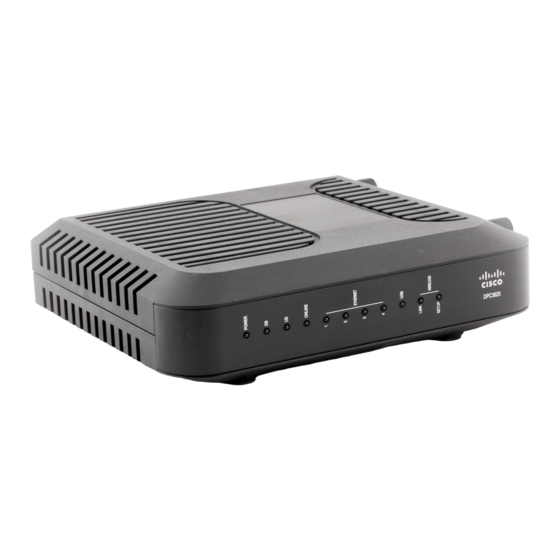 Instrucciones Importantes De Seguridad - Cisco DPC3825 Guia Del Usuario ...