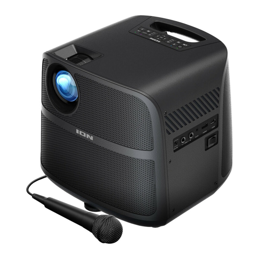 Ion Projector Deluxe HD - Manual del proyector habilitado con altavoz ...