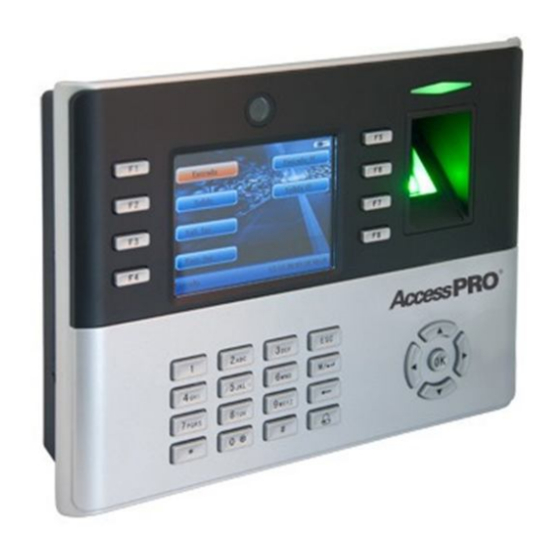 ACCESSPRO ICLOCK360 MANUAL DEL USUARIO Descargar en PDF | ManualsLib