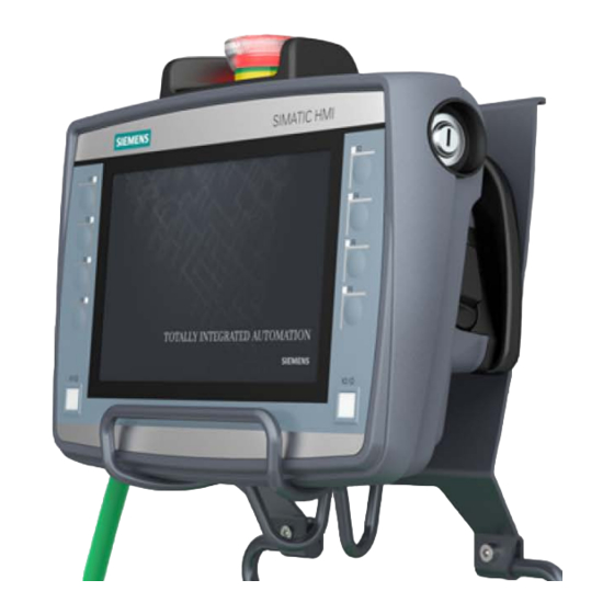 Siemens SIMATIC HMI KTP400F Manuales | ManualsLib