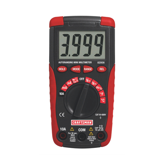 Craftsman 82008 Manuales | ManualsLib