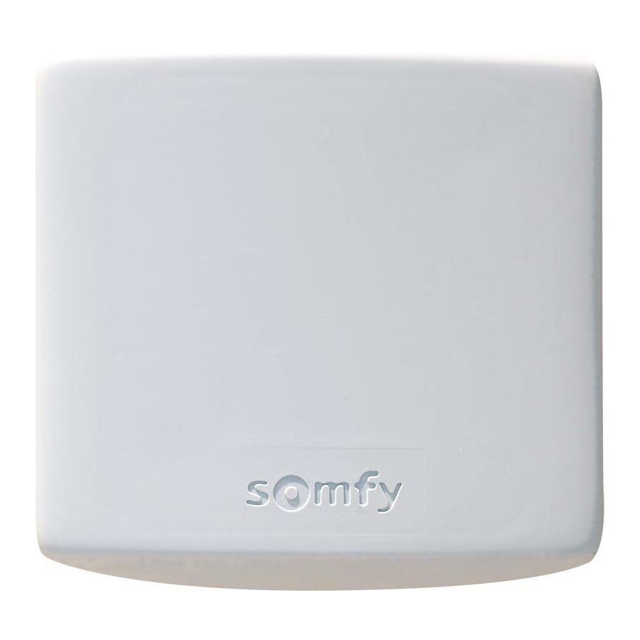 Guía de instalación del receptor universal RTS de SOMFY | ManualsLib