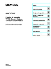 Siemens SIMATIC HMI TP700 Manuales | ManualsLib